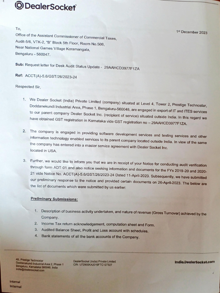 Dealer Socket Acknowledgement | PDF