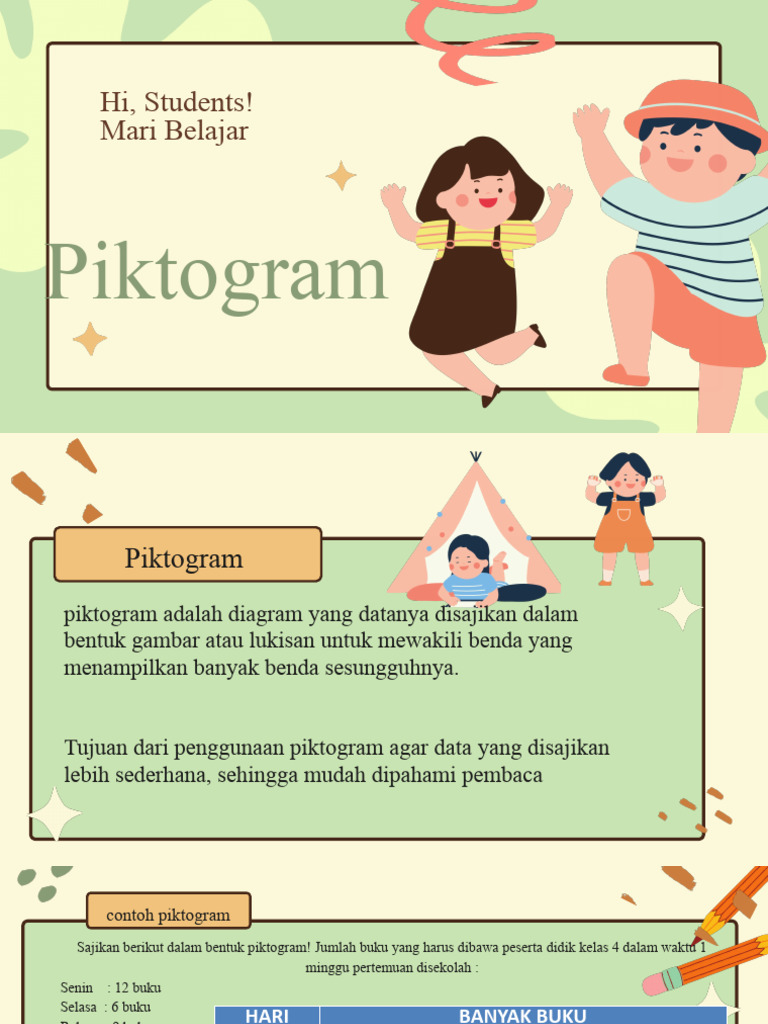 Piktogram: Pengertian dan Contoh Skala | PDF
