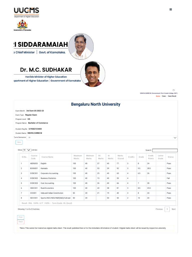 UUCMS - Unified University College Management System | PDF