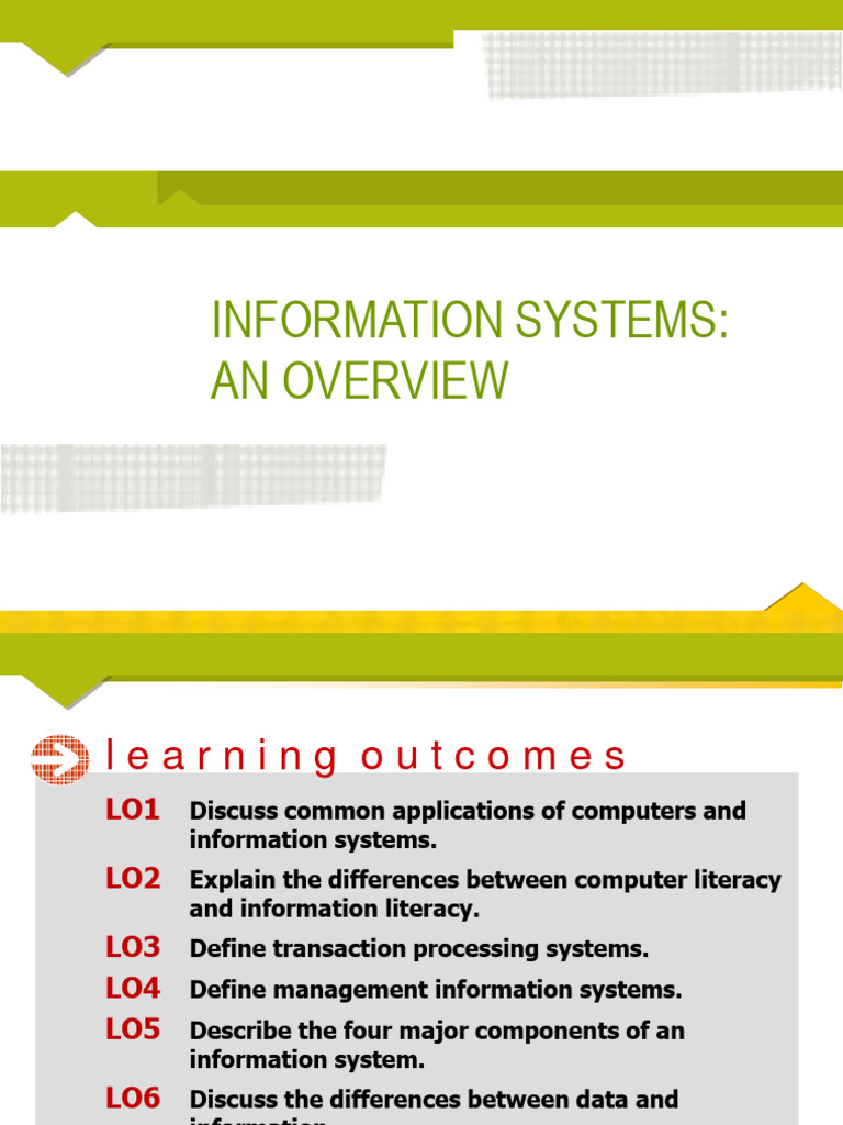 Lesson 2 | PDF | Information System | Databases