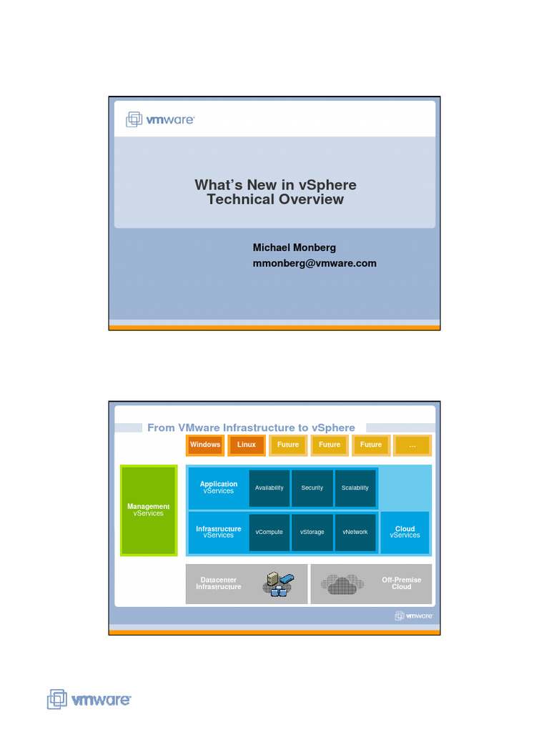 VMware Vsphere | Download Free PDF | V Mware | Cloud Computing
