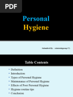 Hygiene Chart | PDF