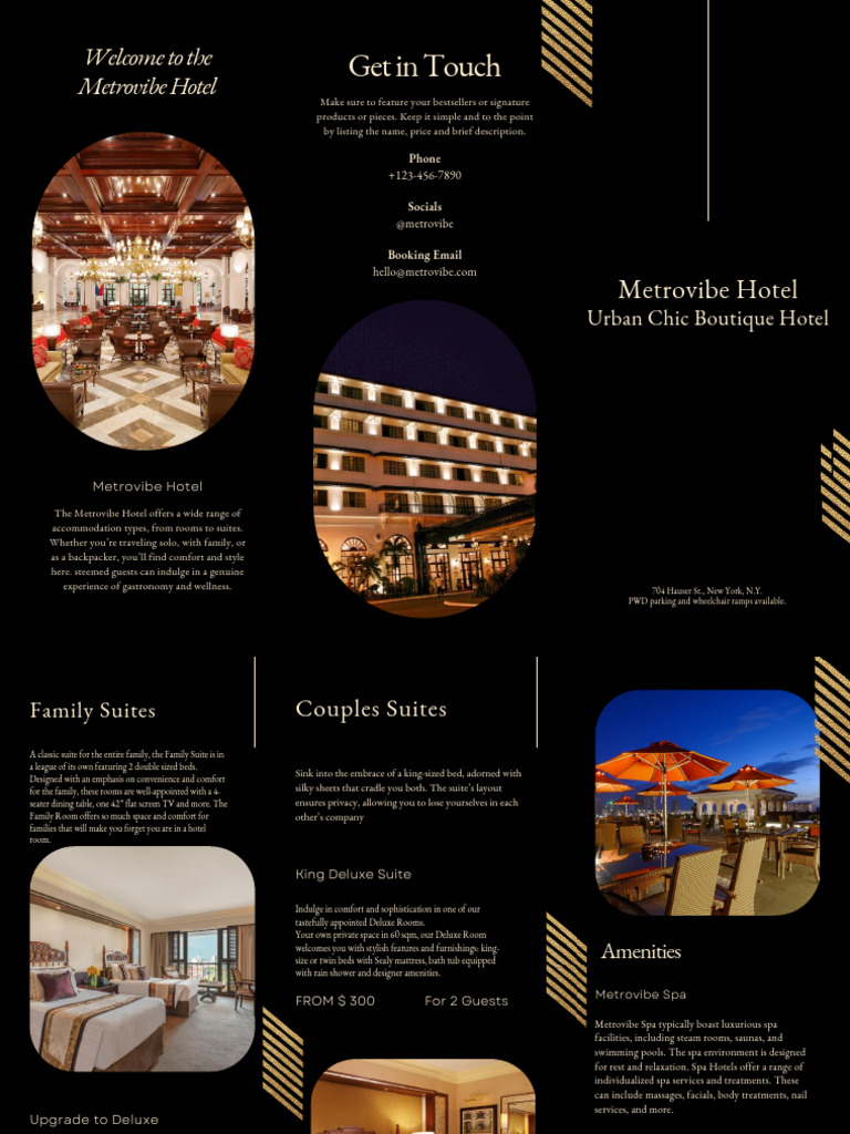 Metrovibe Hotel: Urban Chic Accommodations | PDF | Spa | Hotel