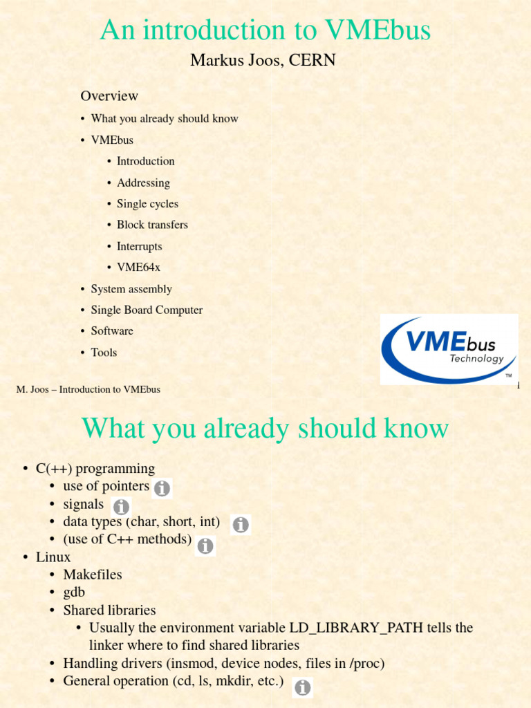 VMEbus | PDF | Device Driver | Computer Engineering