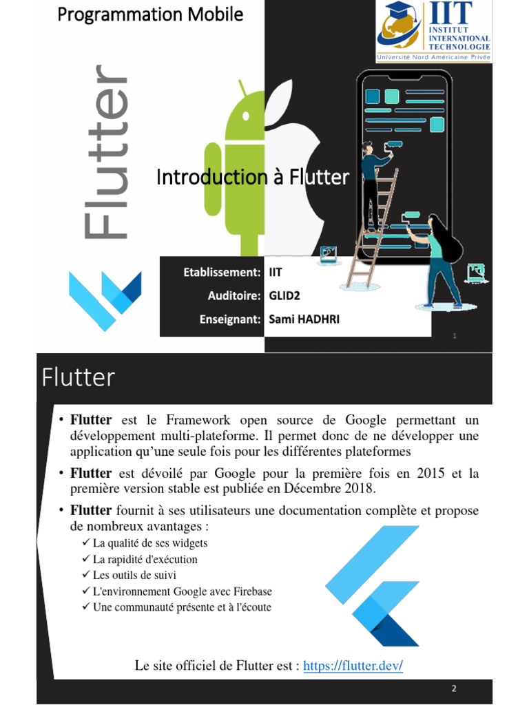 Document Cours Flutter | PDF