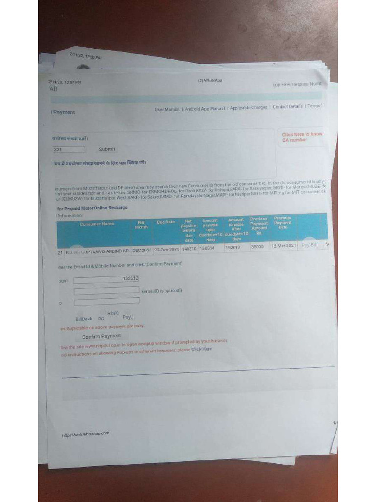 Telephone Bill Bill | PDF