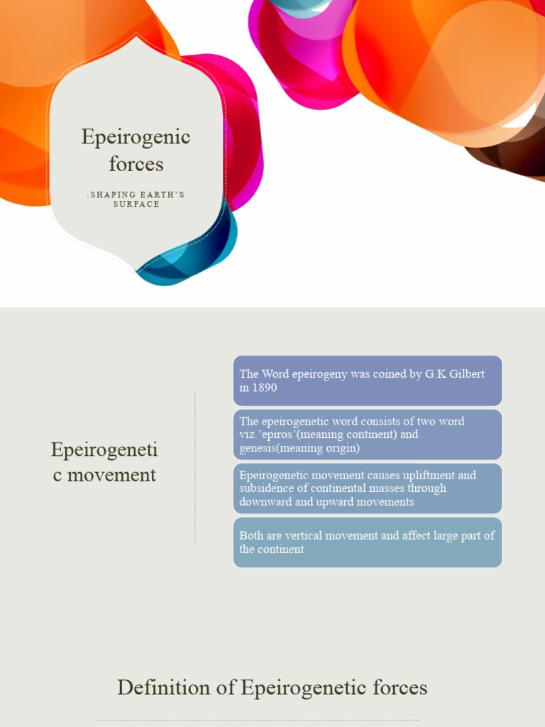 Epeirogenic Movement | PDF | Sedimentary Basin | Plate Tectonics