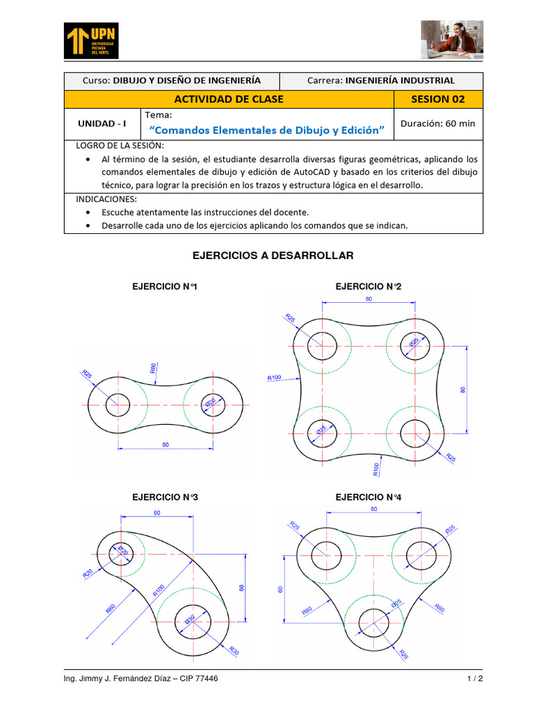 S02 - ACTIVIDAD DE CLASE (Lab CAD) | PDF