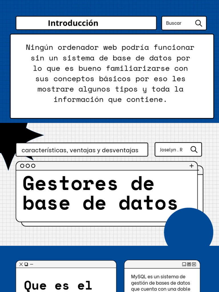 Gestores de Base de Datos 1 | PDF | Mi sql | Bases de datos