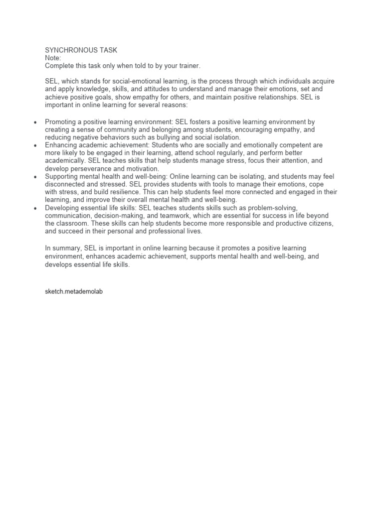 Sketch Metademolab | PDF