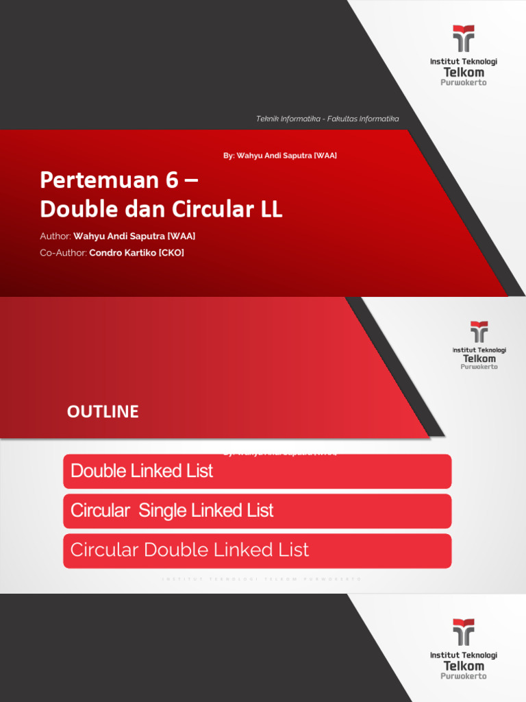 Pertemuan 6 - Double Dan Circular LL | PDF