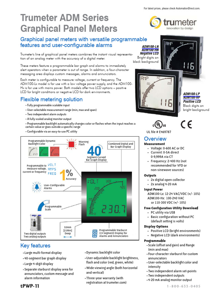 Tru Meter Adm | PDF | Liquid Crystal Display | Backlight