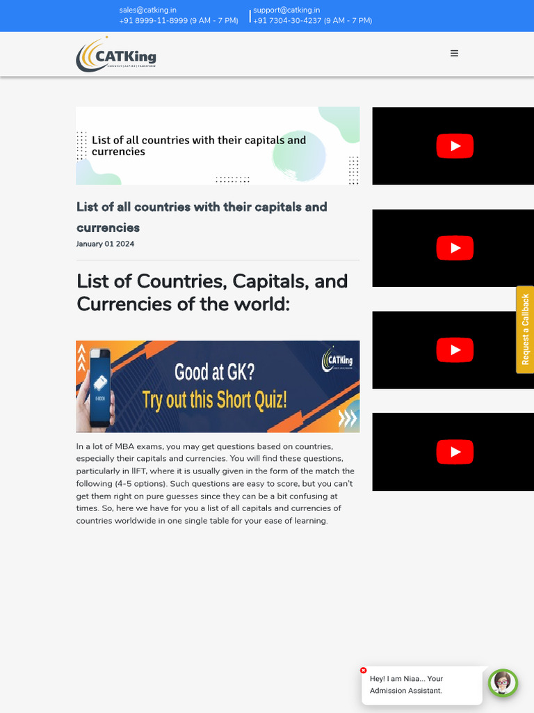List Of Countries Capitals And Currencies Of The World Pdf