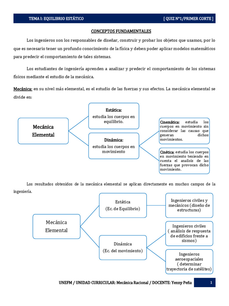 Clase Quiz 1 Ic | PDF | Vector Euclidiano | Fuerza