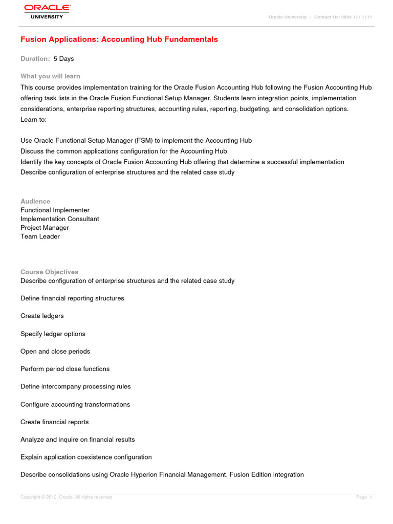 Fusion Applications Accounting Hub Fundamentals D77158GC20 - 28 - US ...