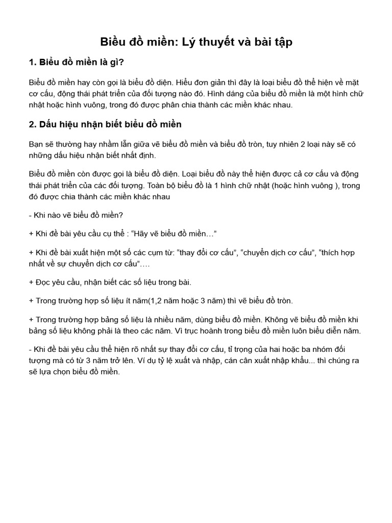 Bieu Do Mien | PDF