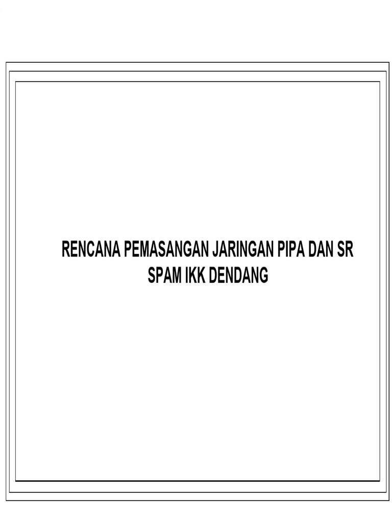 Contoh Ded Pemasangan Jaringan Dan SR Spam | PDF