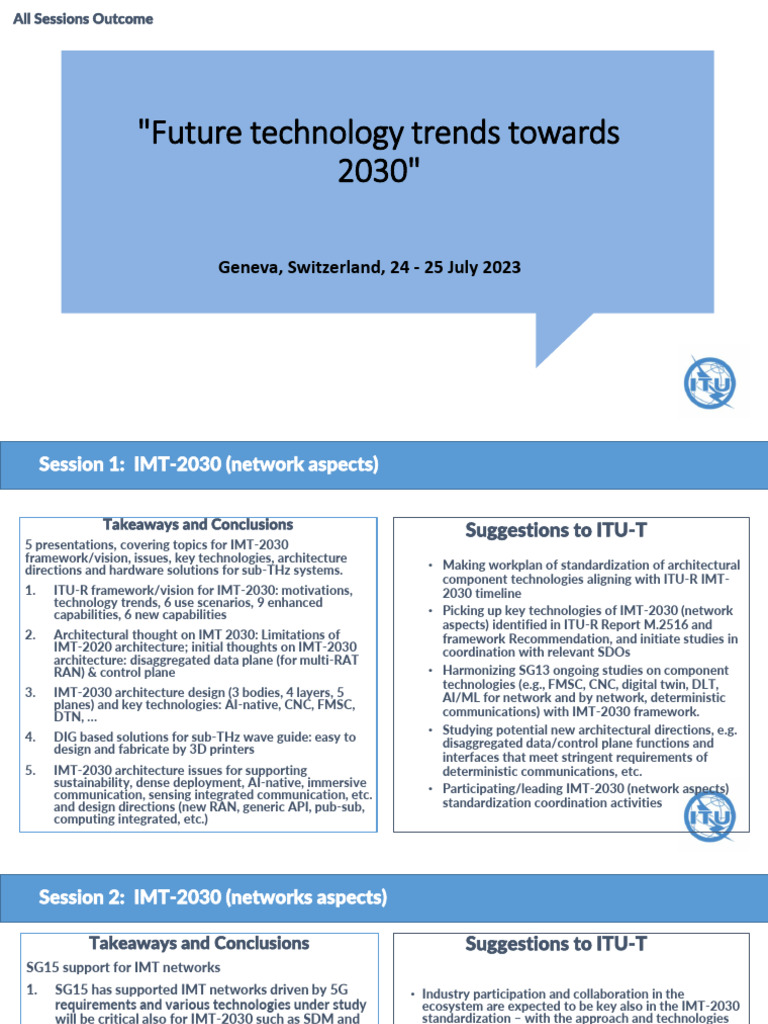 IMT-2030 Network Trends & Technologies | PDF | Artificial Intelligence | Intelligence (AI ...