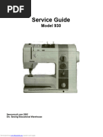 Singer 6233, 6234 & 6235 Service Manual | PDF | Sewing Machine | Gear