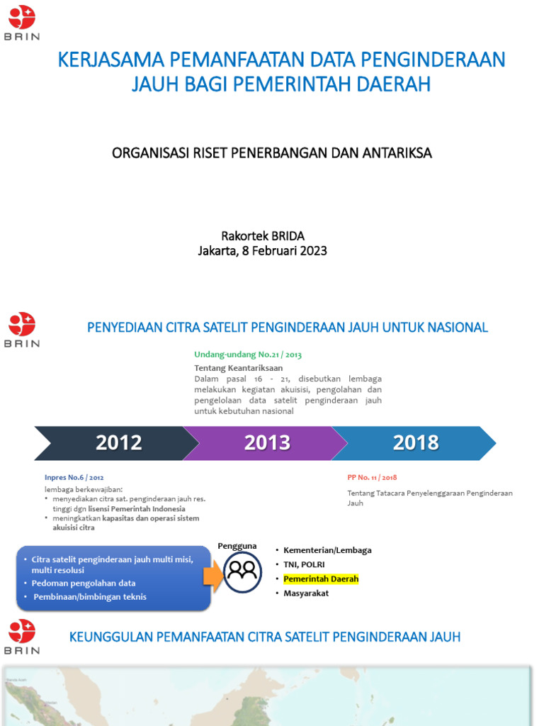 Pemanfaatan Data Penginderaan Jauh | PDF
