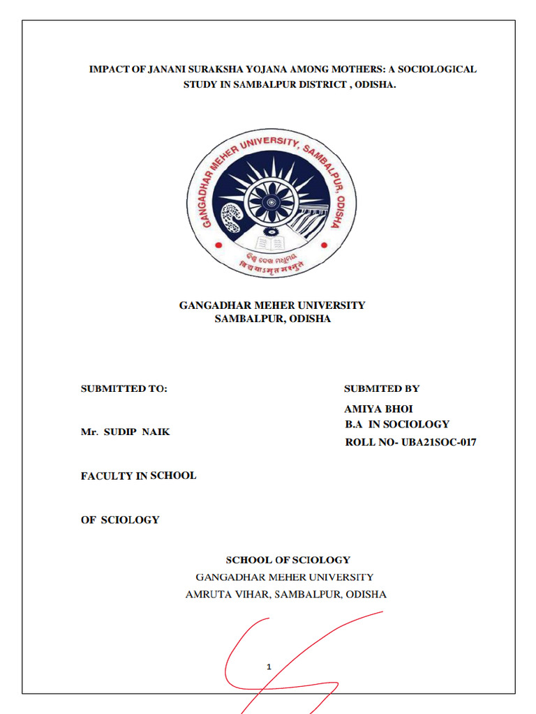 JSY Project Work 1 | PDF