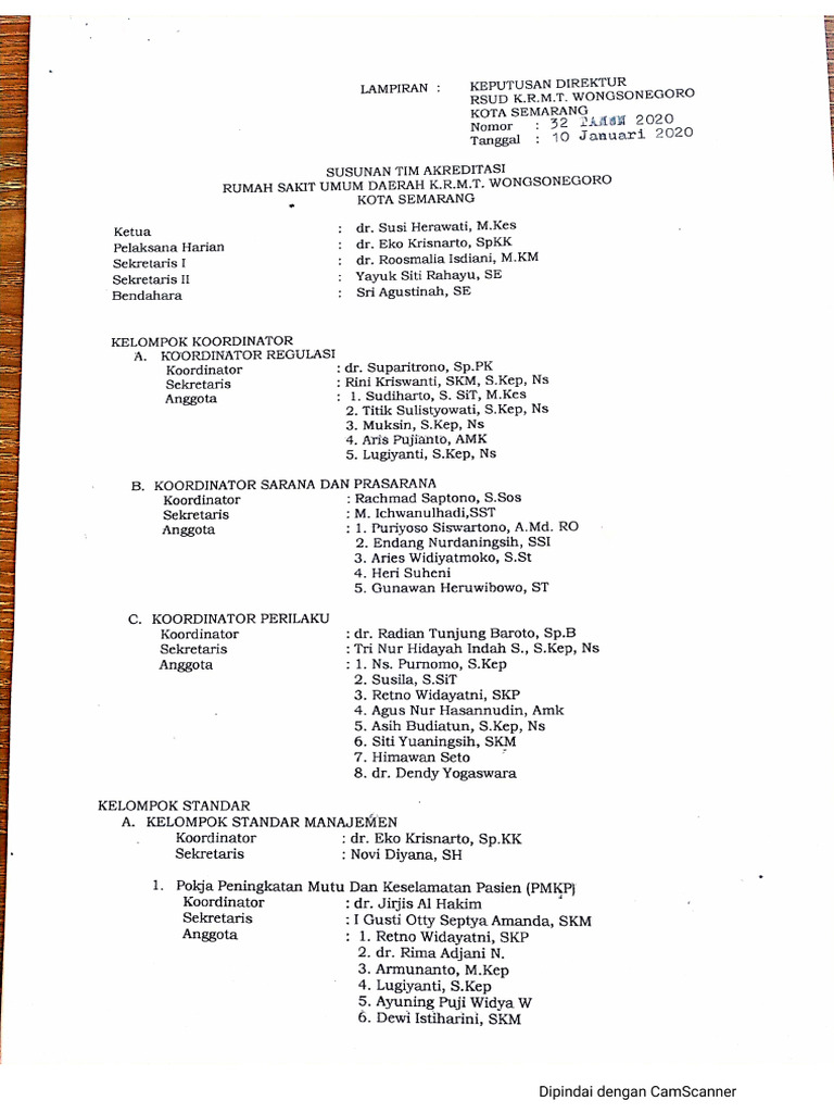 Lampiran Akreditasi | PDF