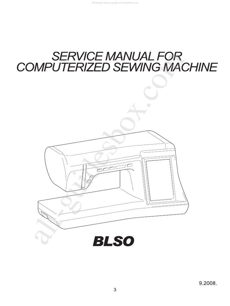 Machine Settings and Disassembly Guide | PDF | Sewing Machine | Embroidery