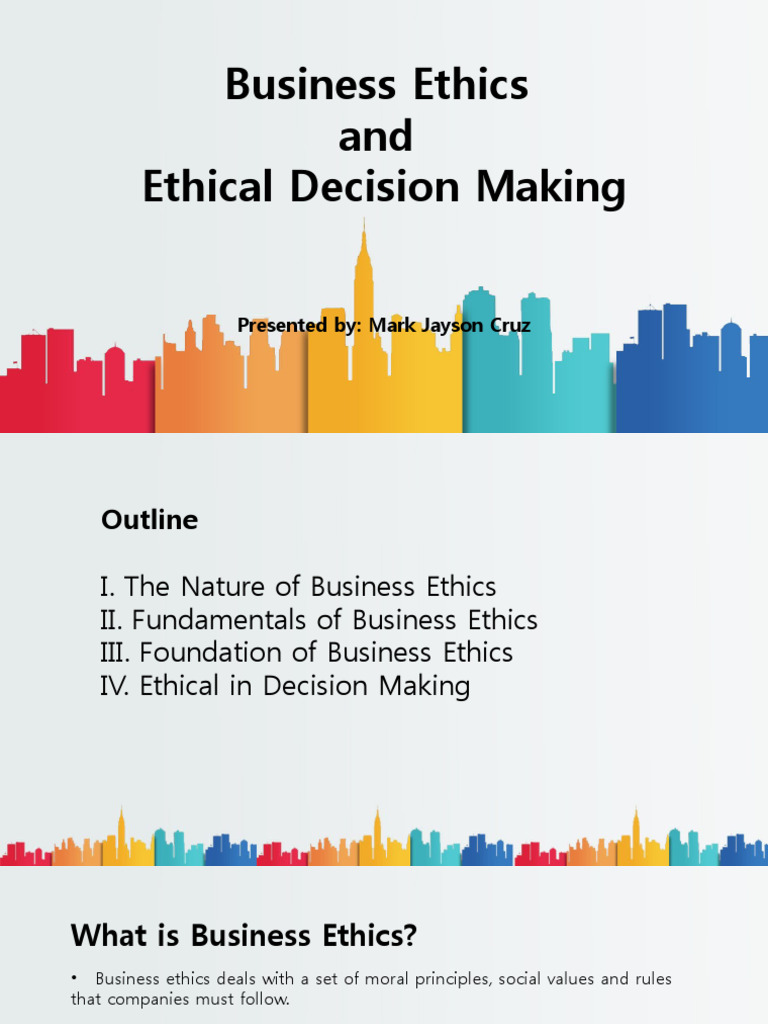 Business Ethics | Download Free PDF | Business Ethics | Decision Making