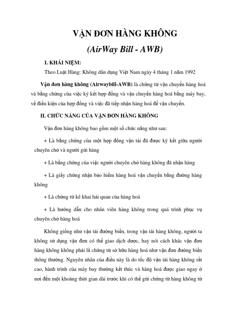 Van Don Hang Khong | PDF