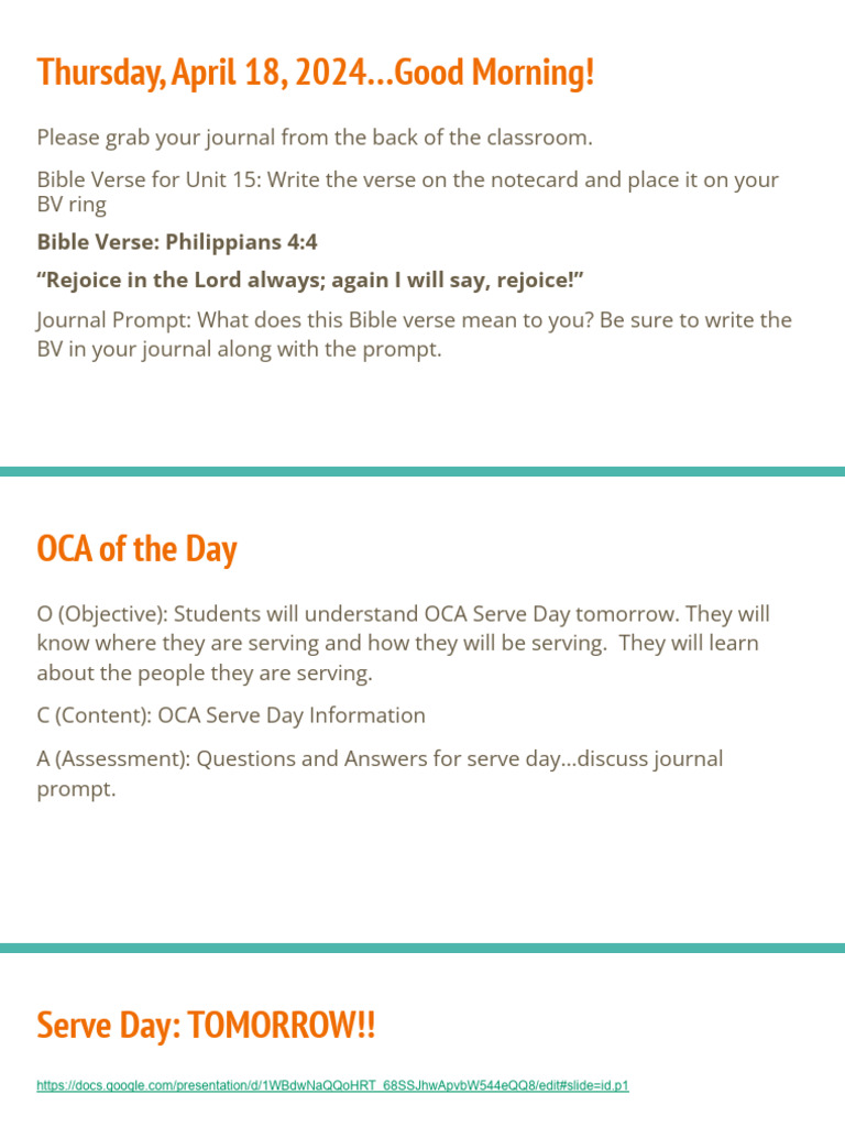 Sever Day Lesson - April 18-19, 2024 | PDF | Behavioural Sciences ...