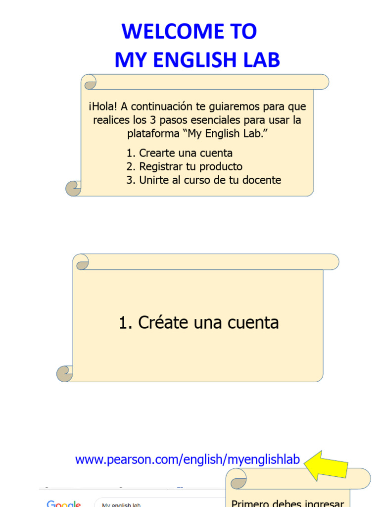 Mylab Registration Process | PDF | Contraseña | Informática