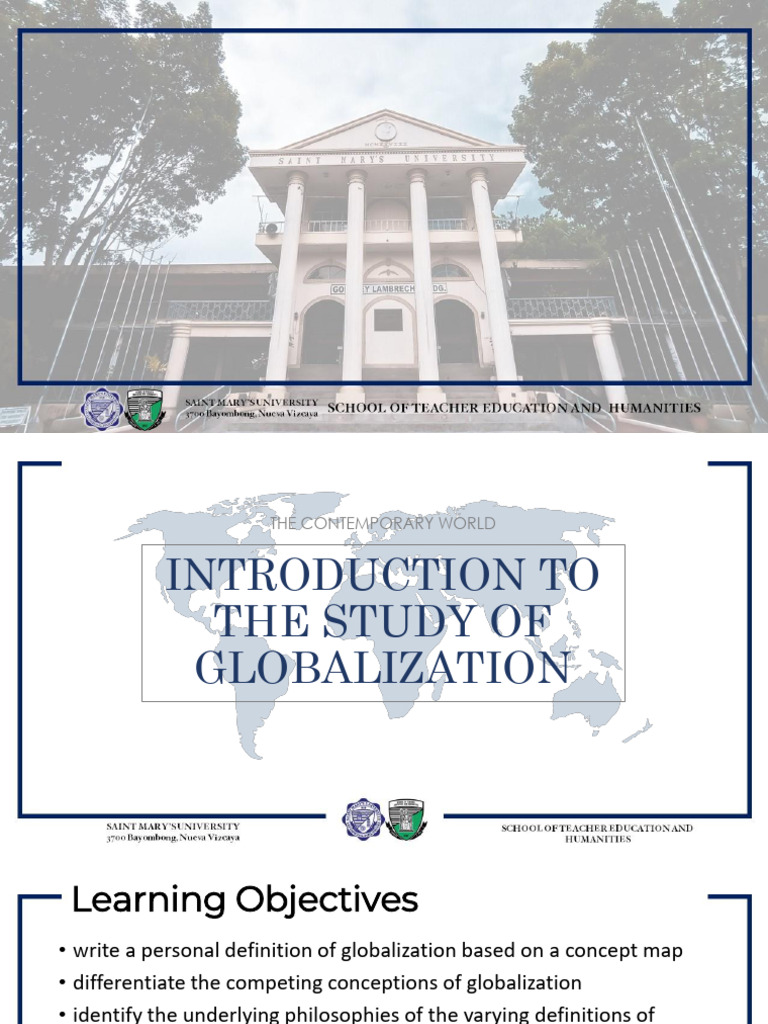 1 Introduction To The Study of Globalization | PDF | Globalization ...