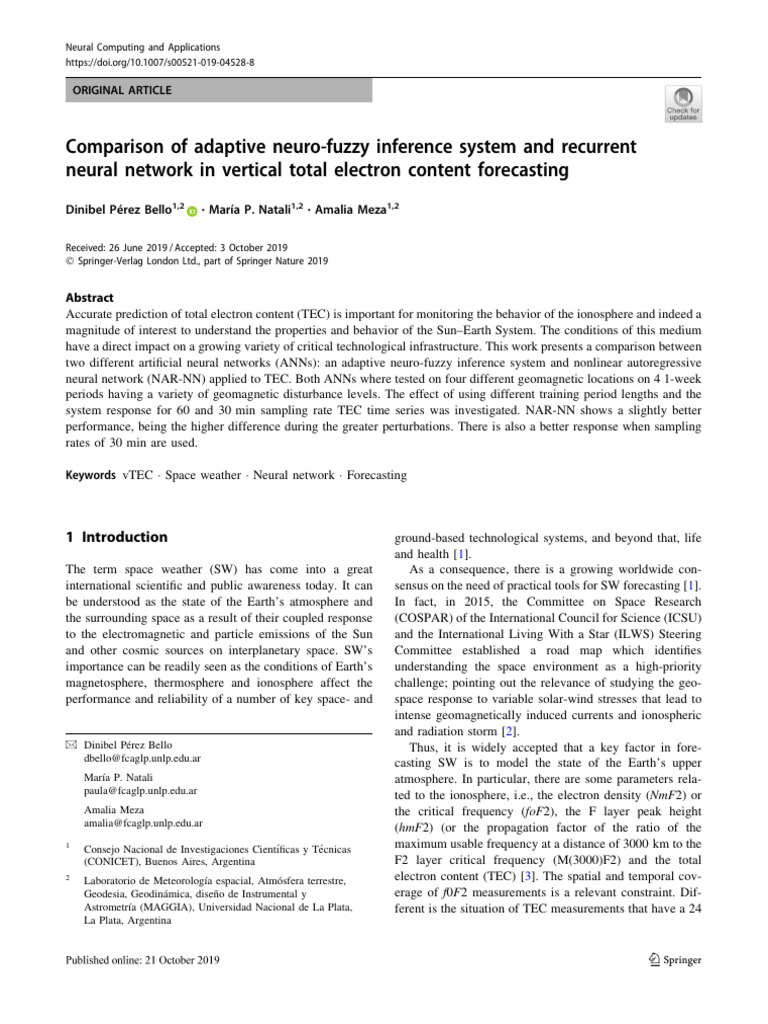 Comparison of Adaptive Neuro-Fuzzy Inference System and Recurrent Neural Network in Vertical ...