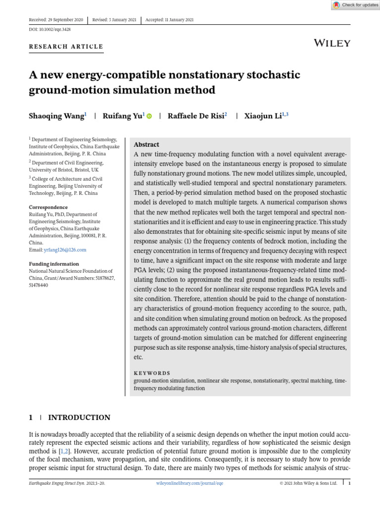 2021 Wang | Download Free PDF | Wavelet | Spectral Density