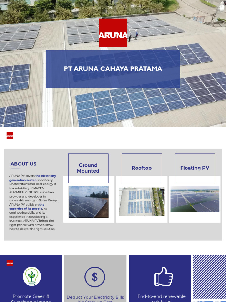 ARUNA CAHAYA PRATAMA - Business Proposal - 230323 - 154617 | PDF | Photovoltaics | Photovoltaic ...