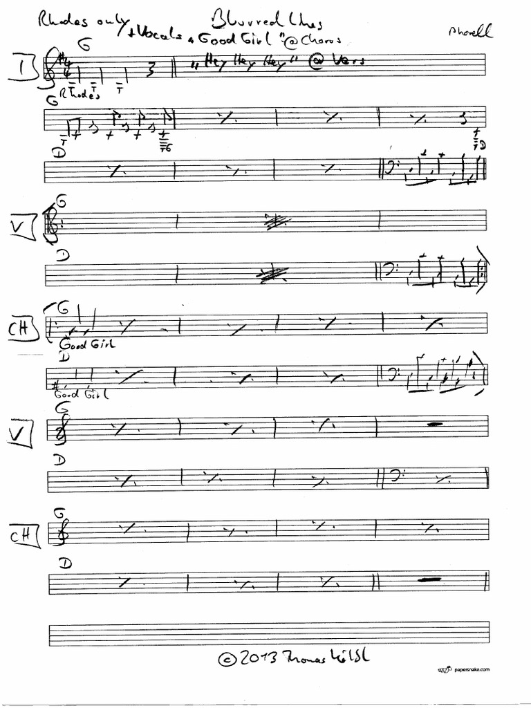 Blurred Lines OFB | PDF