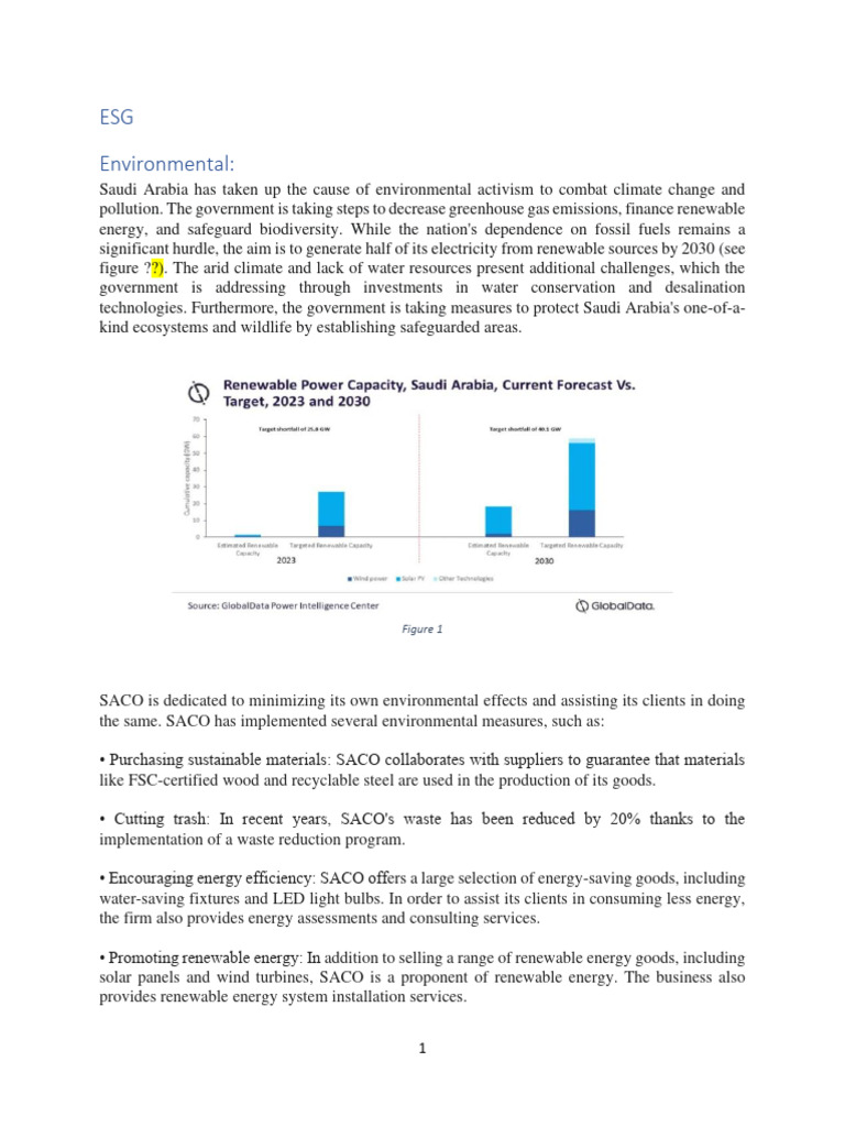 ESG Environmental | PDF | Renewable Energy | Waste