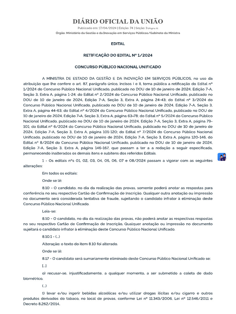 Edital Cpnu 2024 04 17 Retificado | PDF