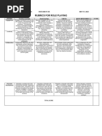 Rubrics & Criteria For Judging Role Play, Skit | PDF | Cognitive ...