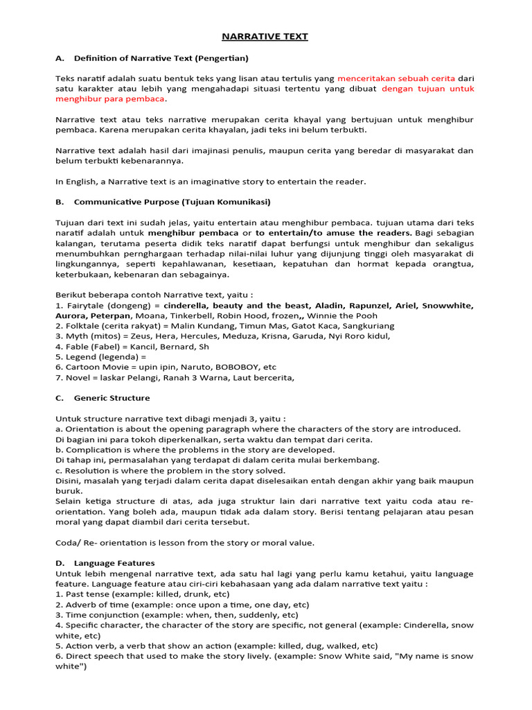 Narrative Text | PDF