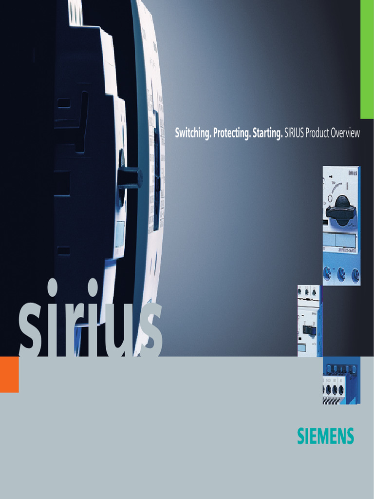 Sirius Product Overview | PDF | Alternating Current | Relay
