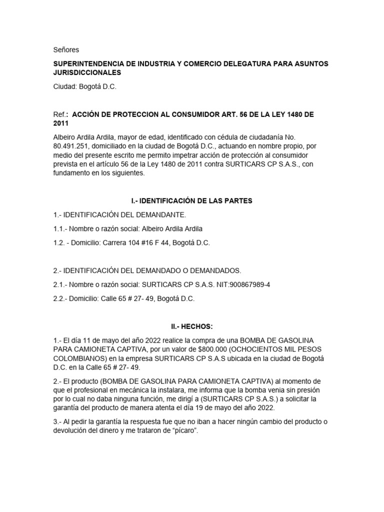 Demanda Version 2 | PDF