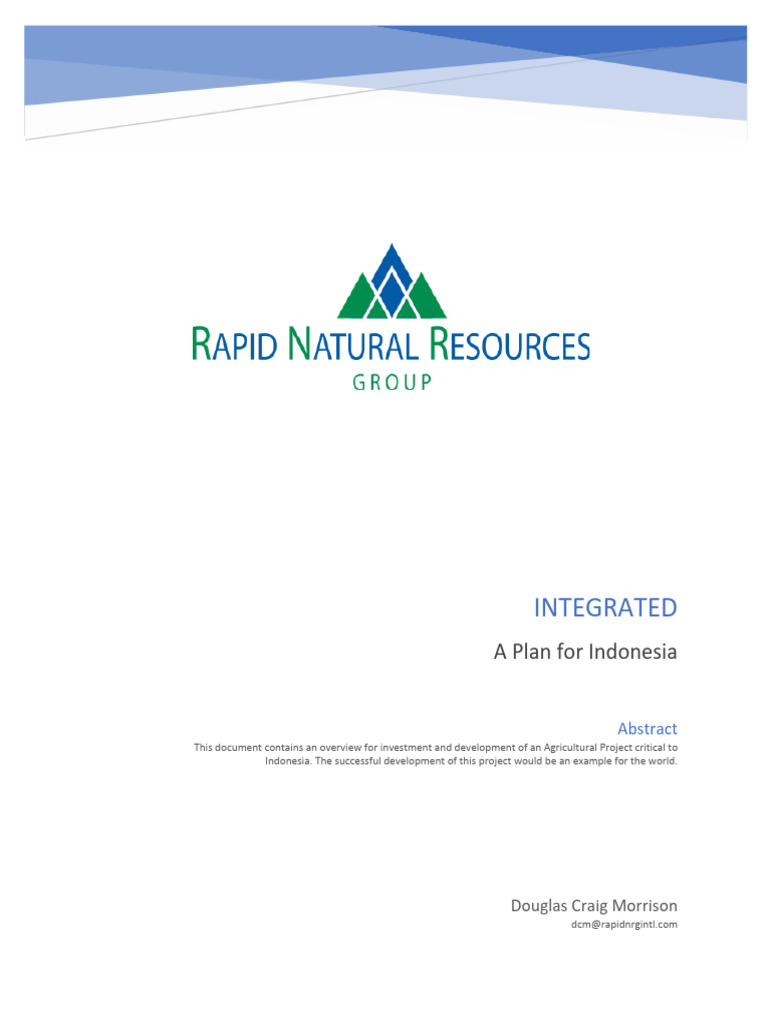 Integrated Farming Plan for Indonesia | PDF | Fodder