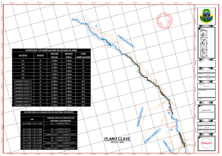 Plano Clave - Acceso Dme-Pca01 (A2) | PDF