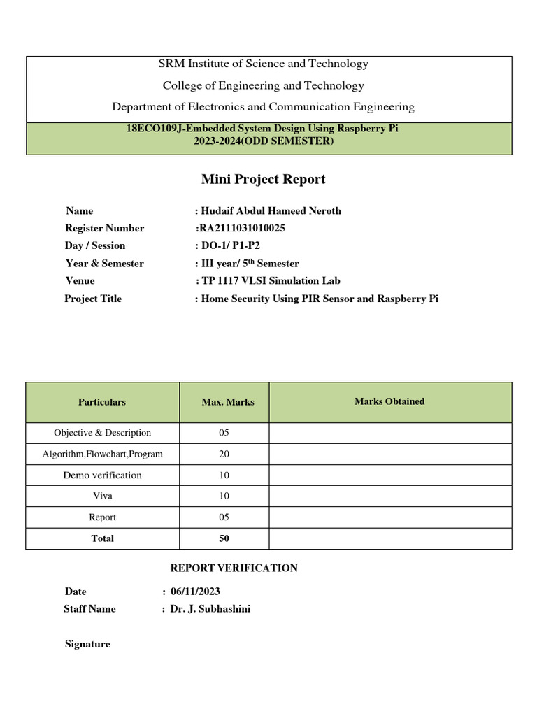 Mini Project Raspi | PDF | Computing | Computer Engineering