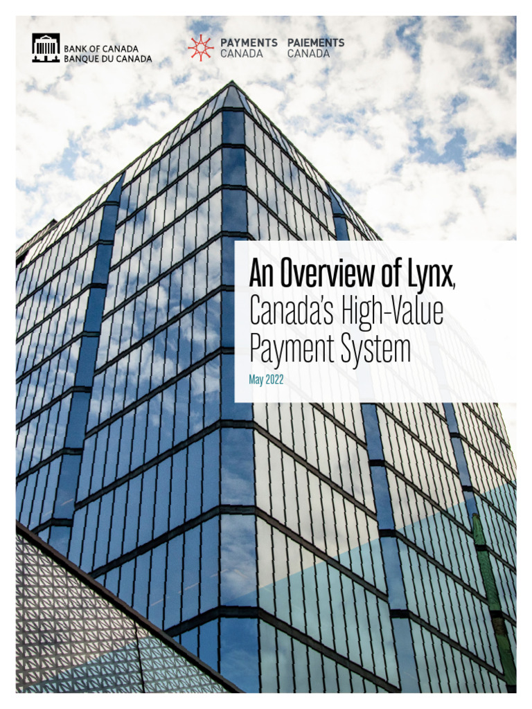 Overview Lynx Canadas High Value Payment System | PDF | Clearing (Finance) | Payment System