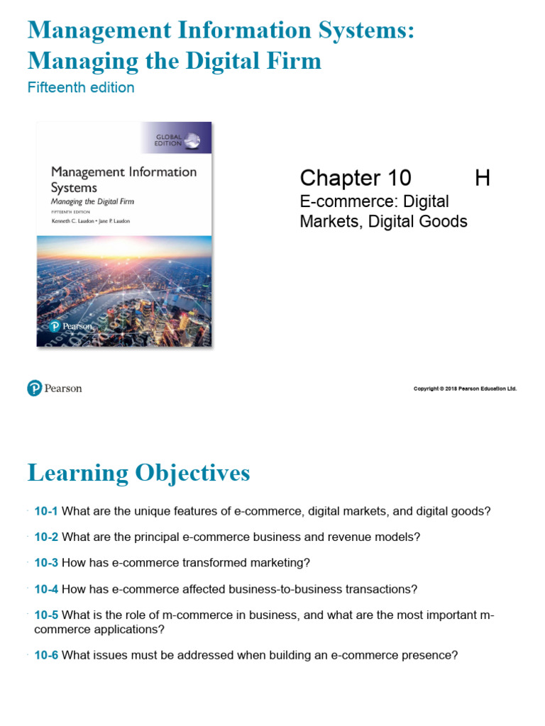 Laudon Mis15 PPT Ch10 | Download Free PDF | E Commerce | Online Advertising