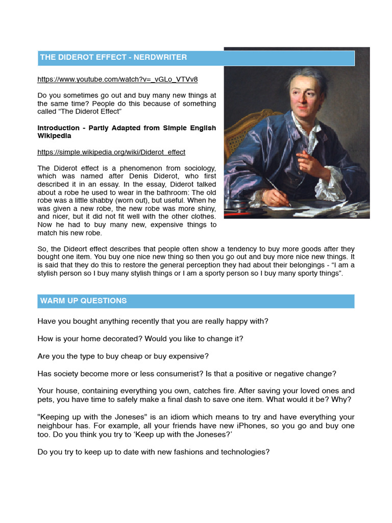 Diderot Effect | PDF