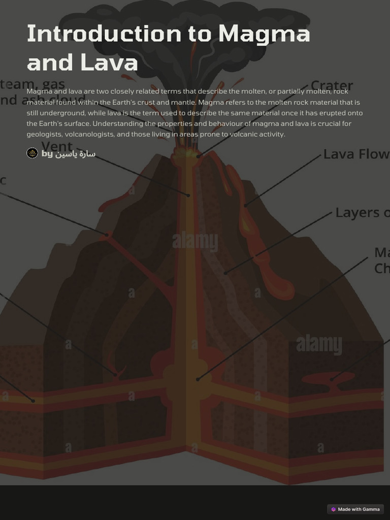 Introduction To Magma and Lava | PDF