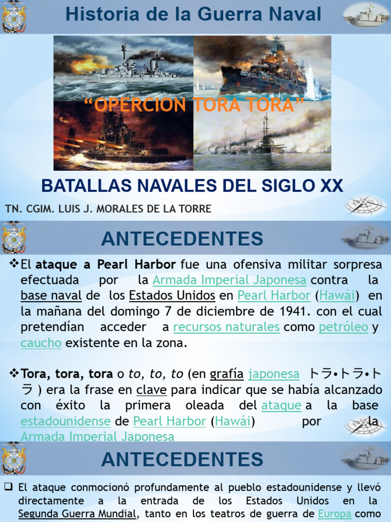 Ataque a Pearl Harbor: Impacto y Lecciones | PDF | Ataque a Pearl ...